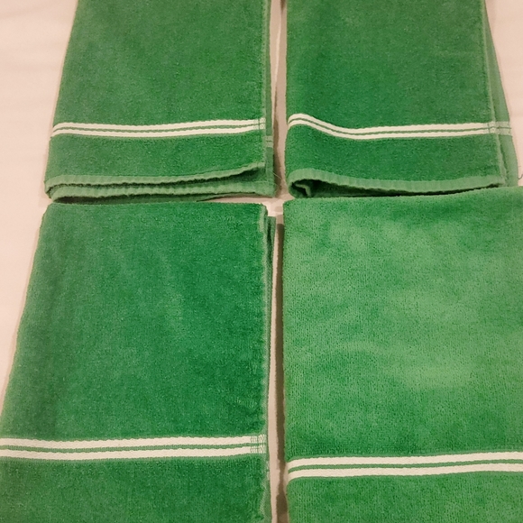 TASTEMAKER | Bath | Vintage Tastemaker 4 Hand Towels Made In Usa Green ...